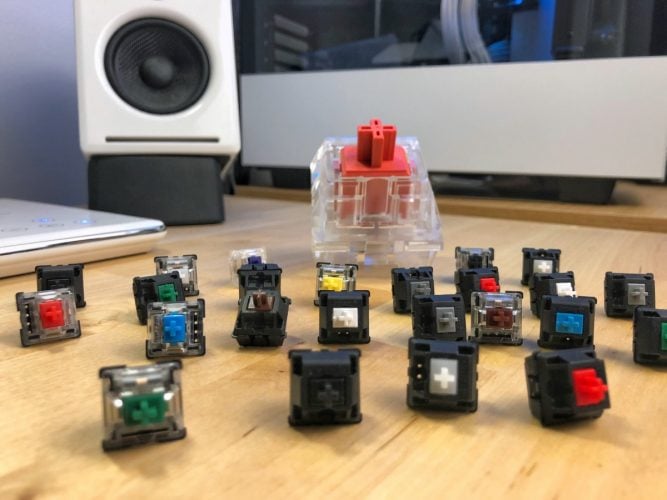 Mechanical Keyboard Switch Chart & Table
